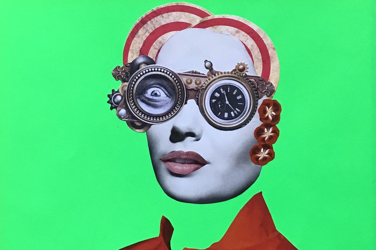 Collage análogo: mujeres raras | Centro Gabriela Mistral